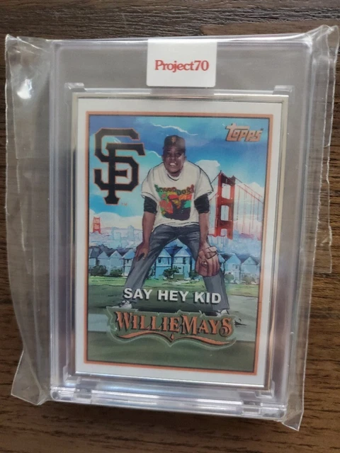 2021 TOPPS WILLIE Mays Snoop Dogg Ap 18/51 Silver Frame #255 Project 70 ...