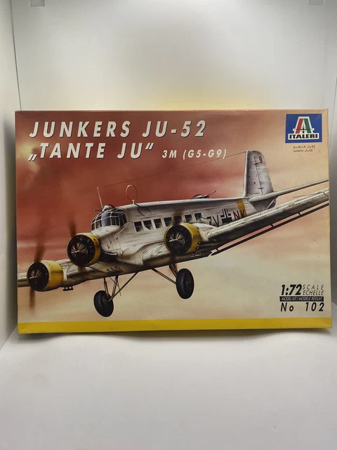 MAQUETTE ITALERI 1/72 Junkers Ju-52 "Tante Ju" Ref 102 EUR 8,50 - PicClick FR