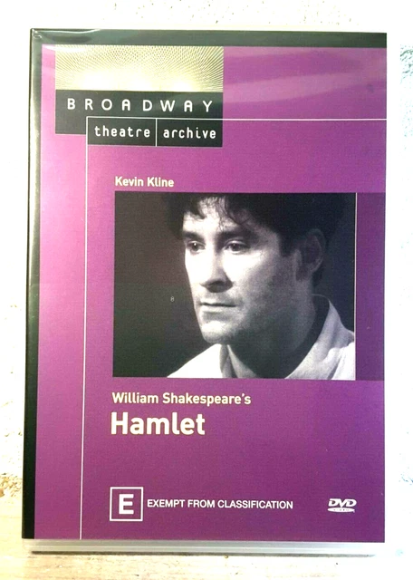 HAMLET DVD 1990 Kevin Kline - Broadway Theatre Archive - Dana Ivey ...