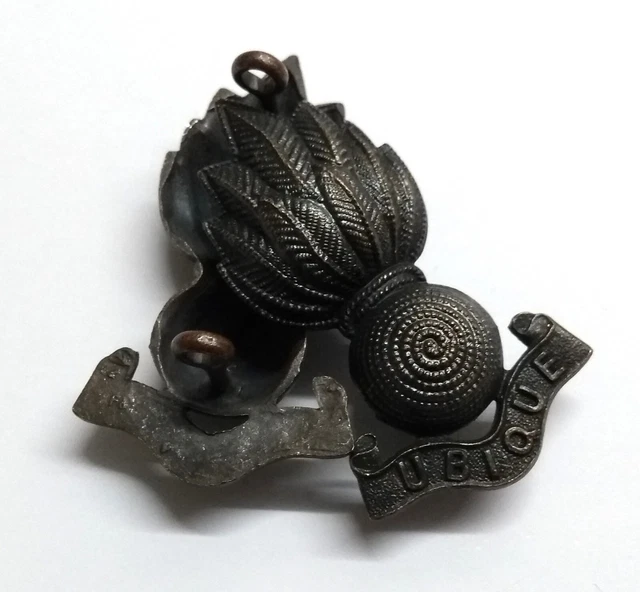 ENGINEERS COLLAR DOGS Royal Army "Ubique" RE Insignia Metal Badges No ...