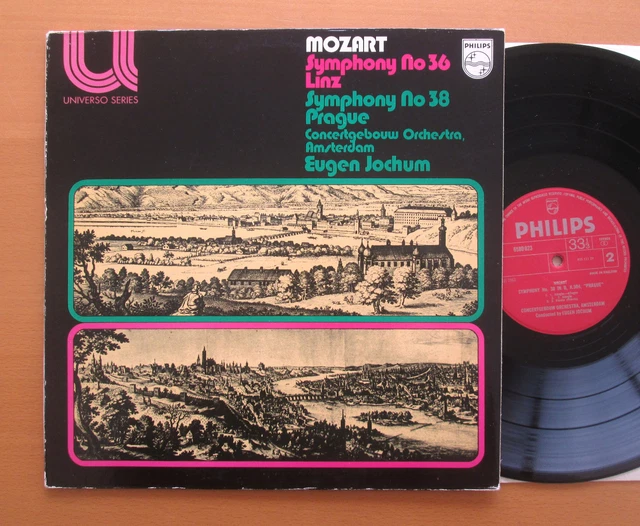 PHILIPS 6580 023 Mozart Symphony no. 36 Linz & 38 Prague Eugen Jochum NM/EX EUR 14,10 - PicClick FR
