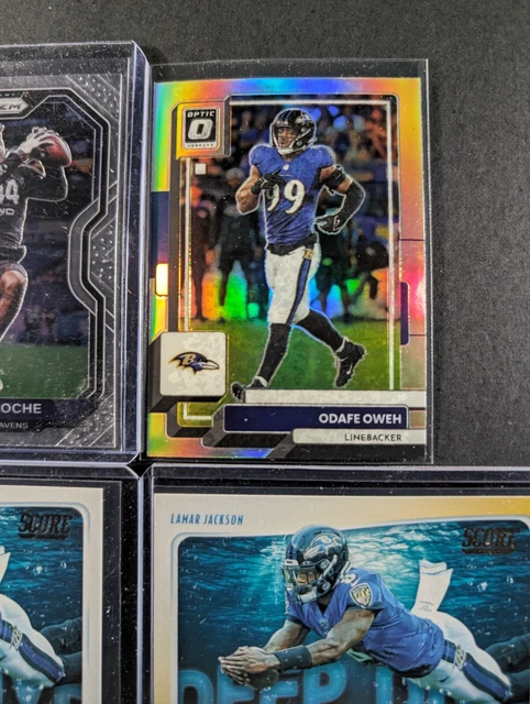 NFL CARD LOT- James Proche/Odafe Oweh/Lamar Jackson Baltimore Ravens $0 ...