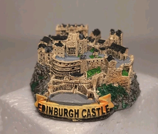 EDINBURGH CASTLE RESIN Model 8cm £11.11 - PicClick UK