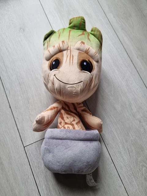MARVEL GUARDIANS OF The Galaxy Cute Baby Groot Soft Cuddly Plush Toy ...