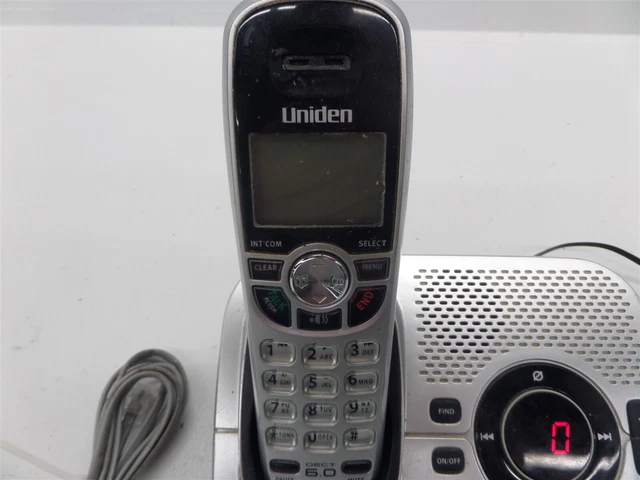 SISTEMA DE RESPUESTA digital Uniden Dect 6.0 Dect1580 con teléfono y adaptador de corriente EUR ...