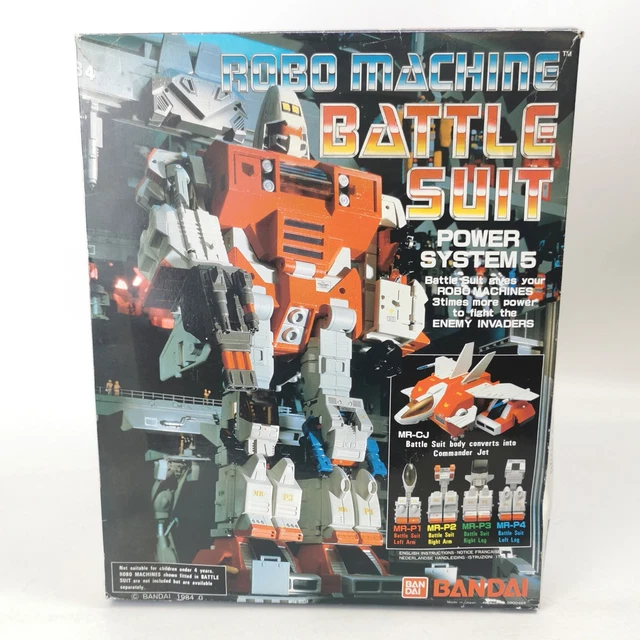 ROBO MACHINE BATTLE Suit Power System 5 Bandai 1984 GoBots Boxed Japan ...