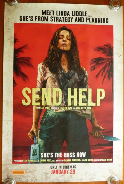 SEND HELP ORIGINAL 2026 Australian Advance One Sheet Horror Movie ...