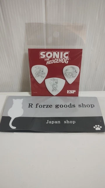 ESP × SONIC the Hedgehog CLASSIC SONIC Guitar PICK SET 3 Peace set ...