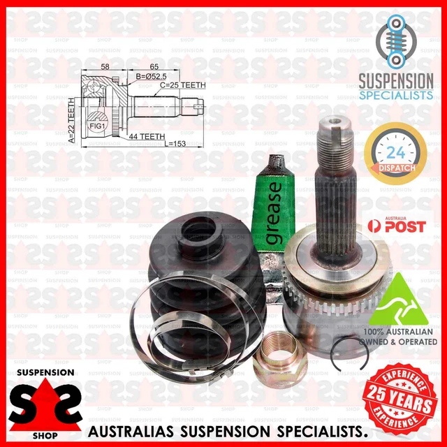 WHEEL SIDE JOINT Kit, Drive Shaft Suit HYUNDAI Accent Ii (Lc) 1.5 ...