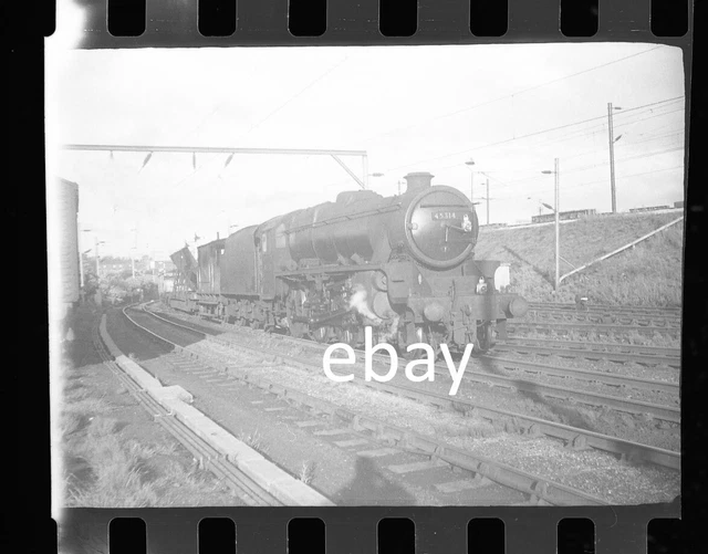 ORIGINAL 35MM NEGATIVE OF LMS BLACK 5 STEAM LOCO 45314 £3.99 - PicClick UK