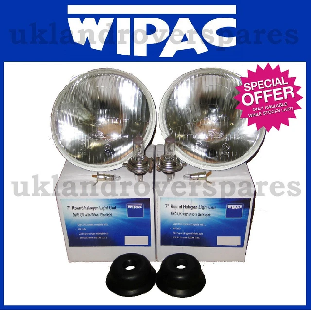 CLASSIC MINI HEADLIGHT Halogen Conversion Kit - 7 Inch Round Comes With ...