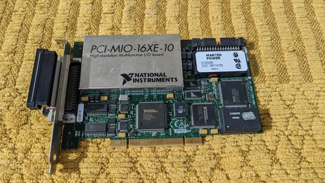 NATIONAL INSTRUMENTS NI PCI-MIO-16XE-10 (PCI-6030E) Multifunction DAQ ...
