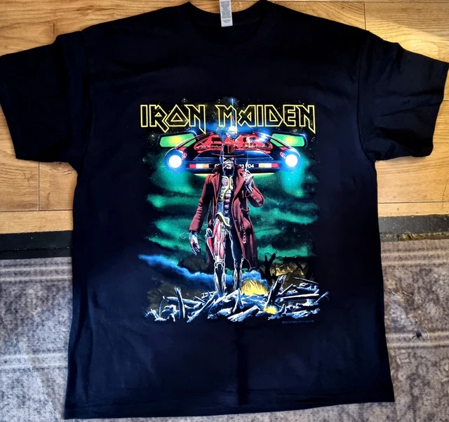 IRON MAIDEN OFFICIAL Merch Future Past 2023 Tour Shirt 2XL SOT Eddie. £ ...