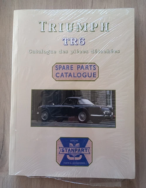 TRIUMPH TR6 SPARE Parts Gros Catalogue Pieces Detachees Editions Du ...