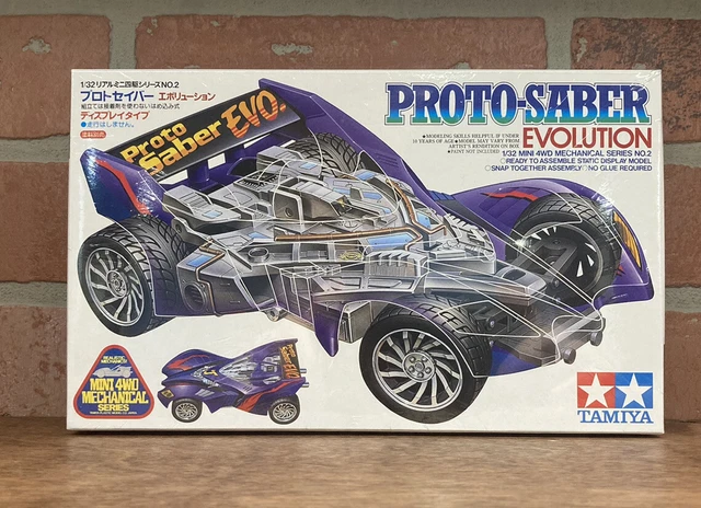 TAMIYA MINI 4WD Proto Saber Evolution AR Chassis 1/32 EUR 249,94 ...
