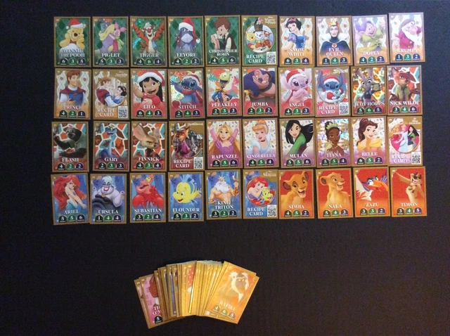 MORRISONS FULL SET Disney Trading Cards 2025 Christmas Party Collection ...