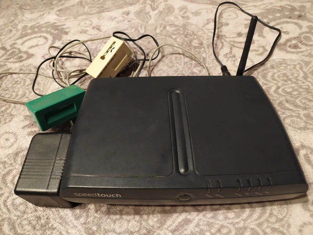 MODEM ACCES ROUTEUR Wifi - Thomson St 706 Wl Speed Touch + Cable ...