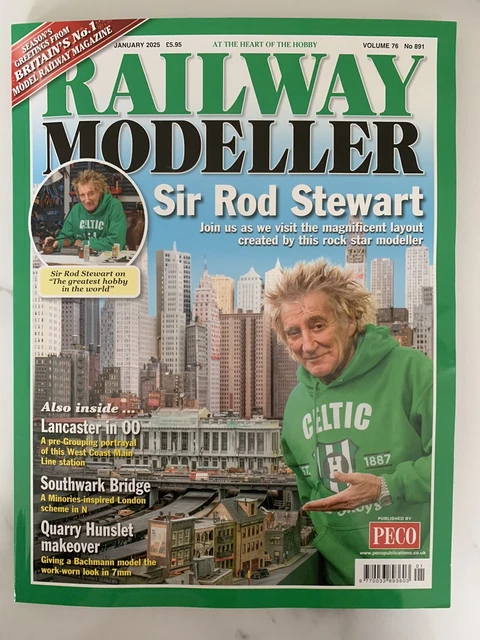 ROD STEWART RAILWAY Modeller Hobby Magazine January 2025 New £24.95 ...