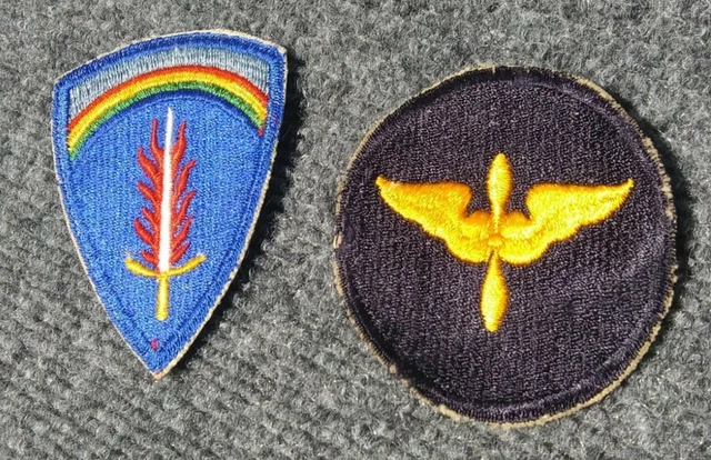 PATCH WW2 ARMY air force n US Army Europe Badges Insignia SWORD 1940s n ...