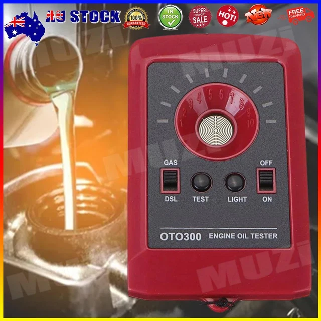 GAS DIESEL ANALYZER LED Digital Motor Engine Detector Digital Car Oil ...