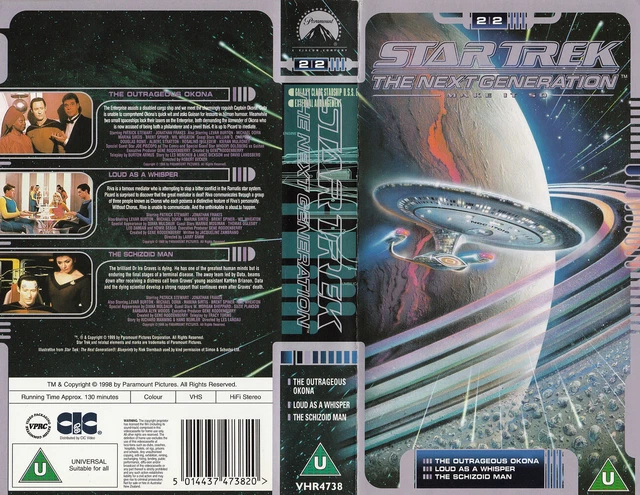 STAR TREK - The Next Generation - Volume 2.2 [VHS] £6.00 - PicClick UK
