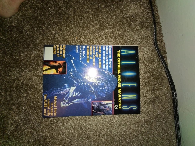 ALIENS THE OFFICIAL Movie Magazine 1986 - Sigourney Weaver Alien JAMES ...