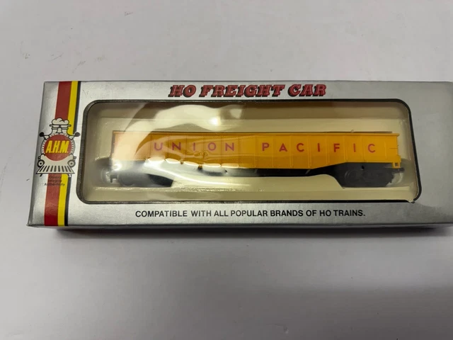 VINTAGE AHM HO Scale Union Pacific Freight Car NOS In Original Box $18. ...