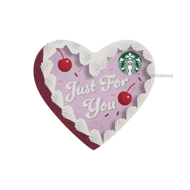 PSL STARBUCKS JAPAN Valentine's Day 2026 Gift Card Heart Cake (PIN ...