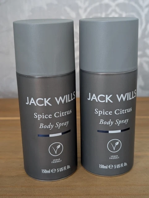 JACK WILLS BODY Spray - Spice Citrus 150ml X2 - New & Unused ...