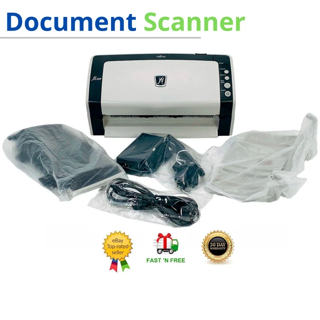 DUPLEX ADF PASS-THROUGH Document Color Scanner w/NEW ROLLERS ...