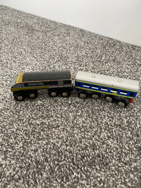 INTERCITY BRIO TRAIN for Wooden Train Track £29.99 - PicClick UK