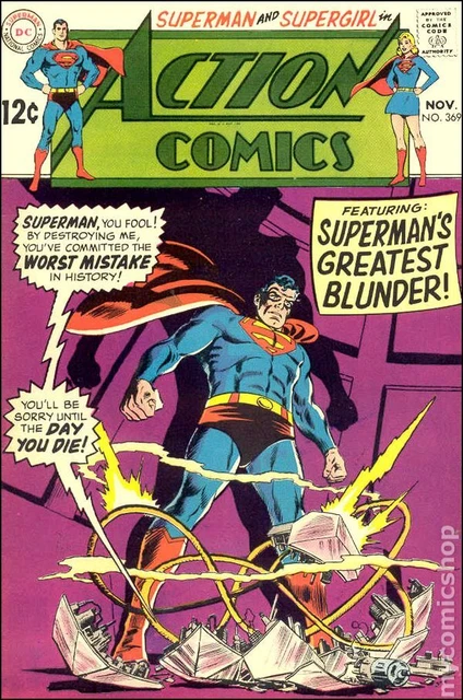 ACTION COMICS #369 FN 6.0 1968 image stock EUR 12,00 - PicClick FR