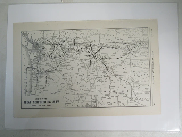 Great Northern Railway Map FOR SALE! - PicClick UK