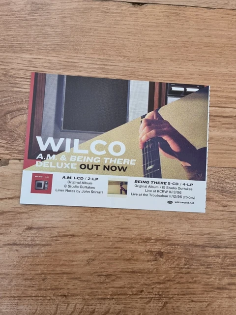 TNEWM53 ADVERT 5X8 Wilco: 'A.m. & Being There' Deluxe £4.99 - PicClick UK