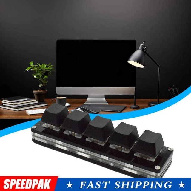 5-KEY MINI MECHANICAL Keyboard Custom Shortcut Programmable Control Z8 ...