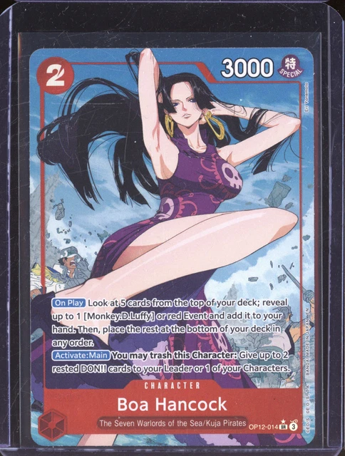 BOA HANCOCK 2025 One Piece Legacy of the Master OP12-014 Super Rare Alt ...