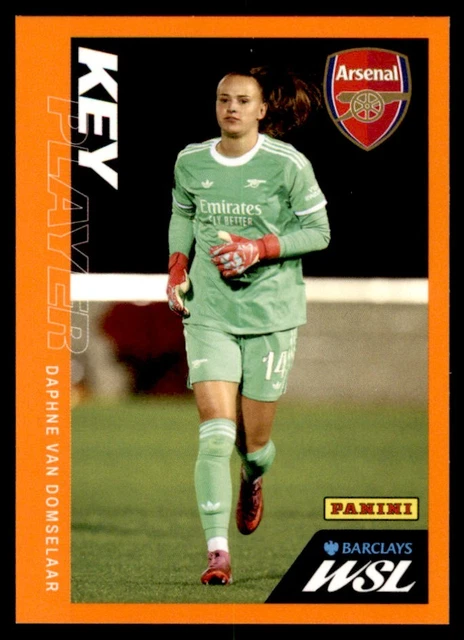 PANINI WSL 2026 Sticker Daphne van Domselaar (Arsenal) - Key Player No ...