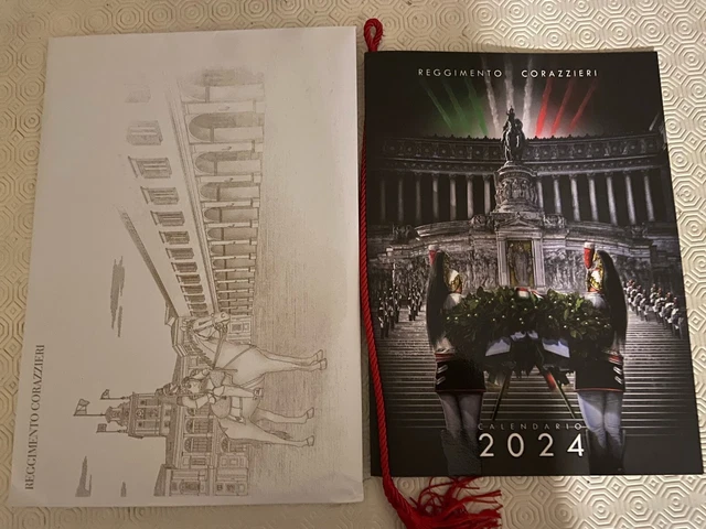 CALENDARIO 2024 REGGIMENTO dei Corazzieri con cordoncino e busta EUR 25 ... CALENDARIO 2024 REGGIMENTO dei Corazzieri con cordoncino e busta EUR 25 ...