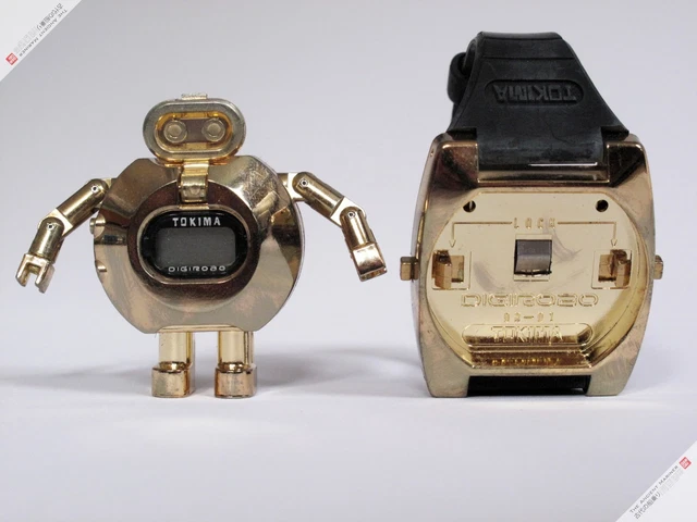 BANDAI POPY TOKIMA Digirobo Gold Robot Watch Kronoform Machine Robo ...