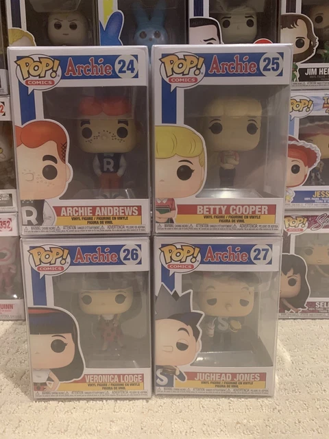 FUNKO POP! Comics Archie Complete Set 24,25,26,27 In protectors $60.00 ...