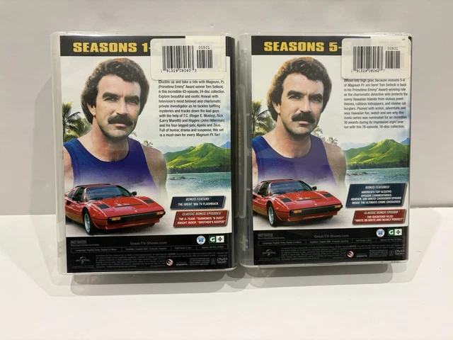 MAGNUM P.I. THE Complete Series (DVD Set) Season 1-2-3-4-5-6-7-8 Tom ...