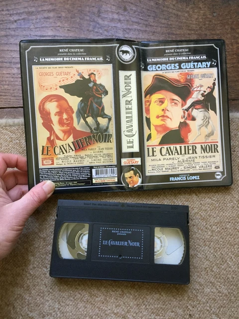 CASSETTE VIDEO VHS CINEMA RENE CHATEAU le cavalier noir georges guetary alerme 1 EUR 5,00 ...