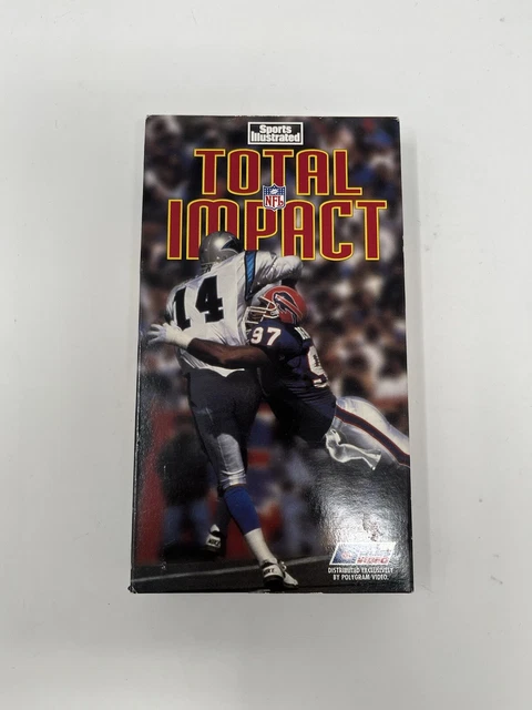 SPORTS ILLUSTRATED TOTAL Impact VHS Tape NFL Vintage 1996 EUR 6,44 ...