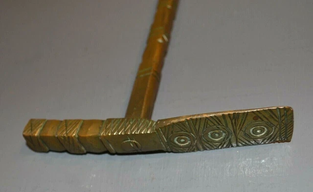 MARTEAU À SUCRE ou à Sel en Bronze Vintage Africain Fait Main EUR 110 ...