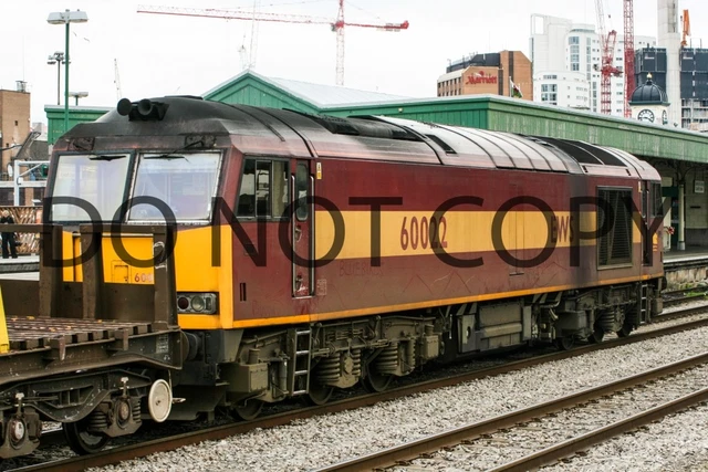 UK DIESEL TRAIN Railway Photograph Of Class 60 60022 Loco. Rm60-116 £1. ...