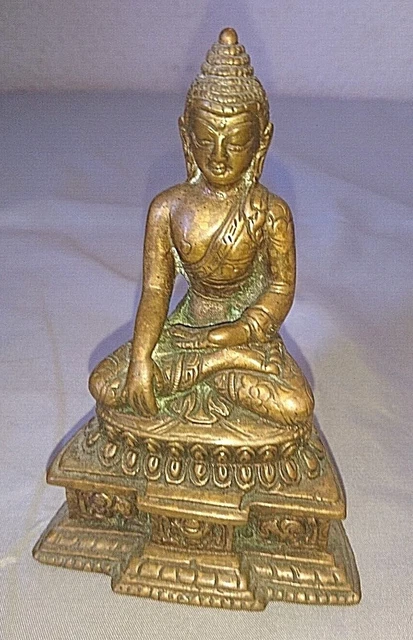 ANCIENNE STATUETTE FIGURINE THAILANDE ASIE BOUDDHA 19 siecles en BRONZE, EUR 15,00 - PicClick FR
