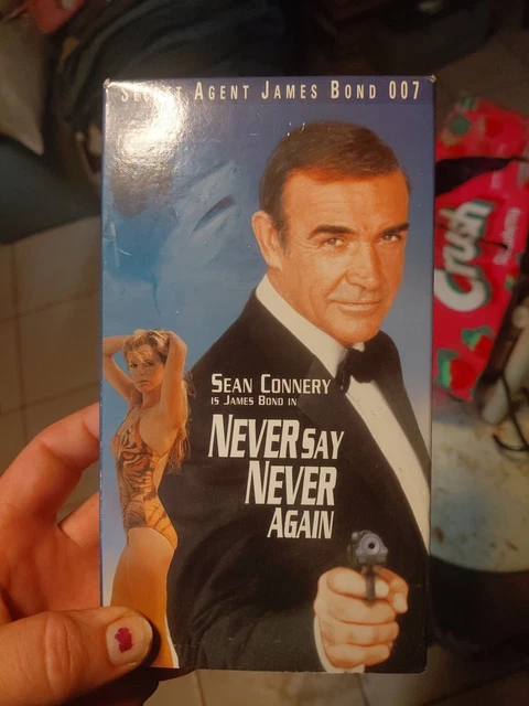 NEVER SAY NEVER Again (VHS, 1990) Sean Connery James Bond £13.37 - PicClick UK