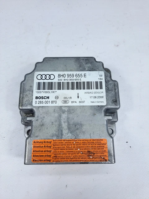 AUDI A4 B7 CABRIO AIRBAG CONTRÔLE MODULE 8H0959655E Pièce d'origine d ...