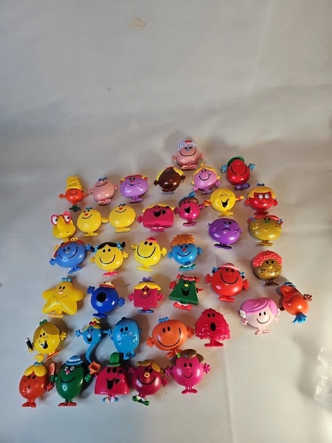 MR MEN LITTLE Miss Figure Roger Hargreaves Figure Toy Bundle Plastic ...