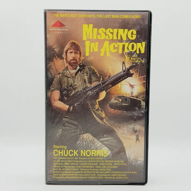 MISSING IN ACTION (VHS, 1984) Chuck Norris Video Cassette Tape - RARE ...